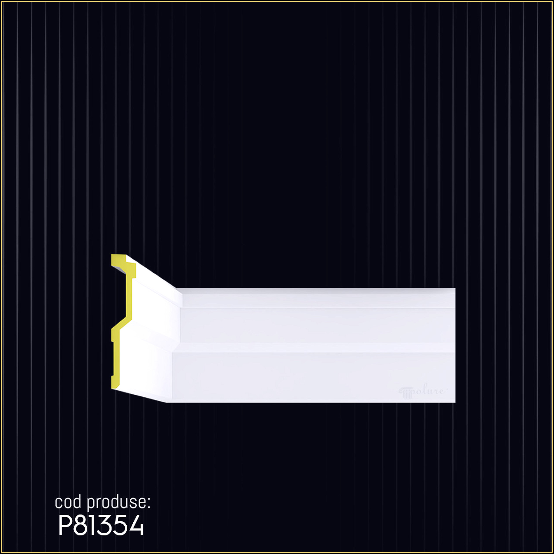 Profile Poliuretan Simple P81354 pentru Tavan: Îmbunătățirea